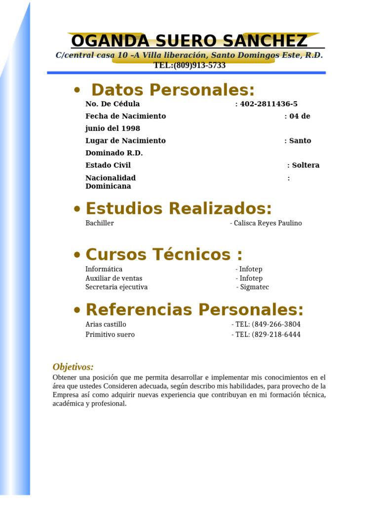 Oganda Suero Sanchez | PDF