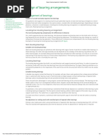 Fixed vs Floating Bearing Overview | PDF | Bearing (Mechanical) | Machines