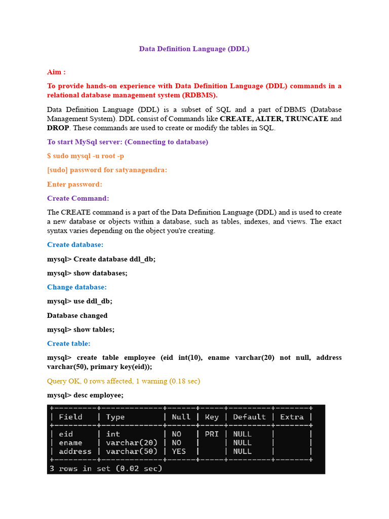 LAB WEEK - 3 | PDF | Databases | Sql