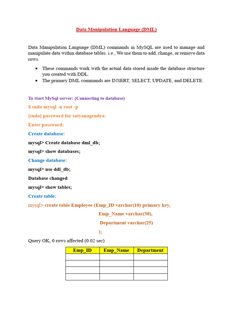 LAB WEEK - 4 | PDF | Databases | Table (Database)