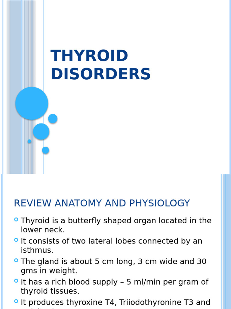 Thyroid Disorders - Hypothyroidism | PDF | Hypothyroidism | Thyroid