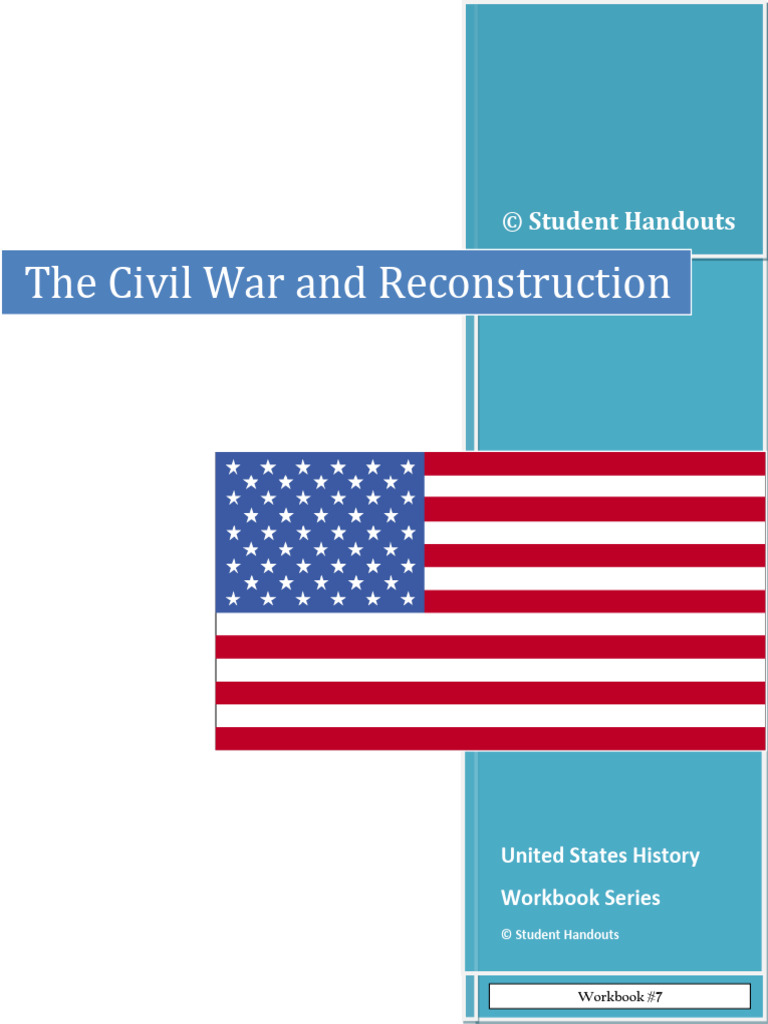 Civil War and Reconstruction Workbook | PDF | Confederate States Of ...
