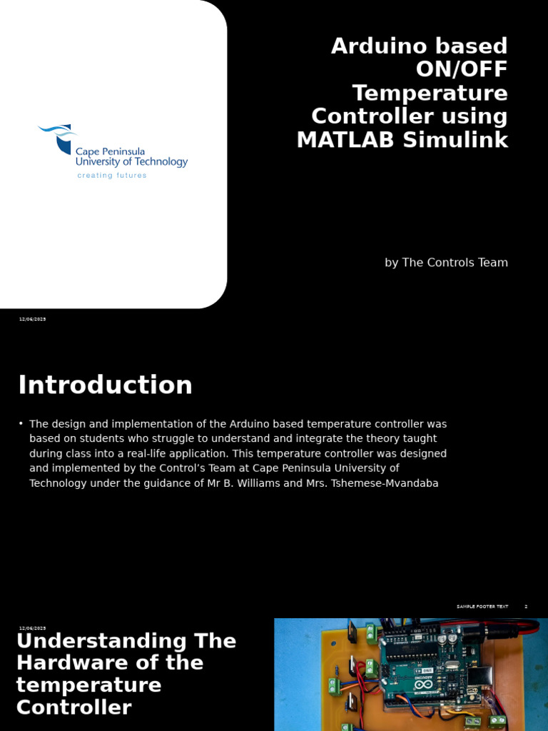 2025arduino Based ON - OFF Temperature Controller | PDF | Analog To ...