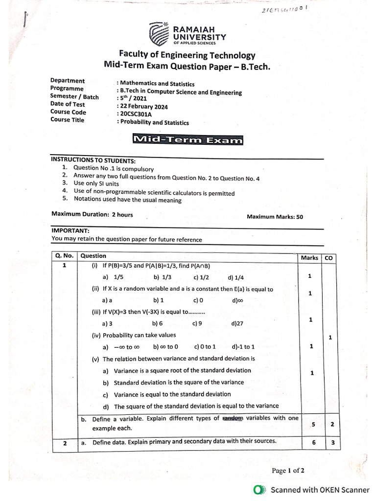 Pyq Papers | PDF