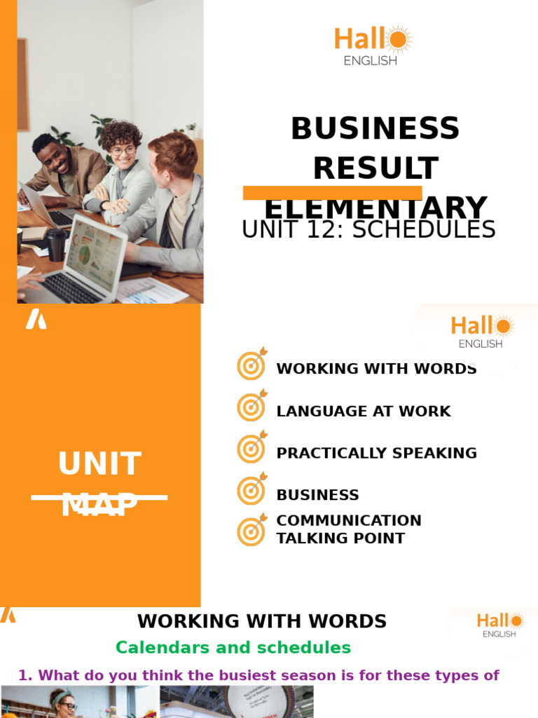 Business Schedules and Communication Guide | PDF | Workweek And Weekend ...