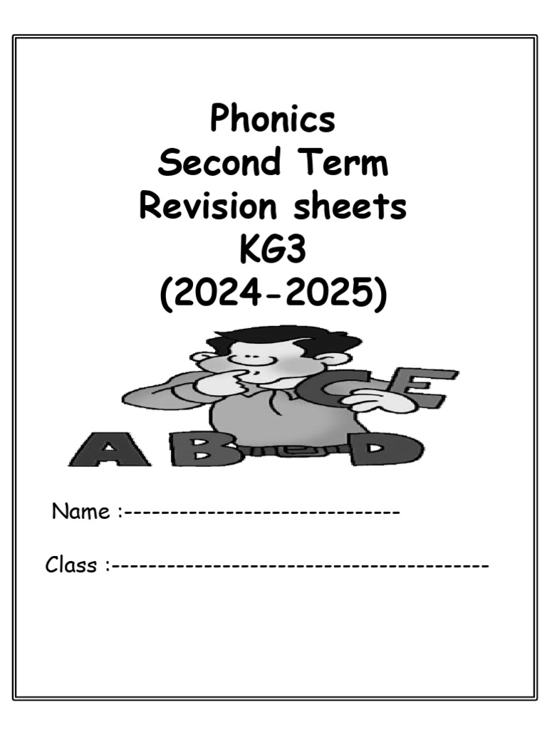 KG3 Phonics Revision Sheets 2024-2025 | PDF
