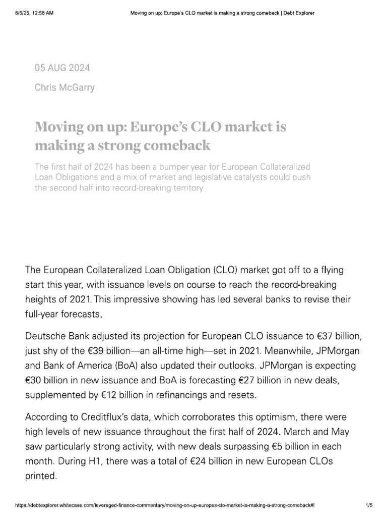 Europe CLO 2024 2 | PDF
