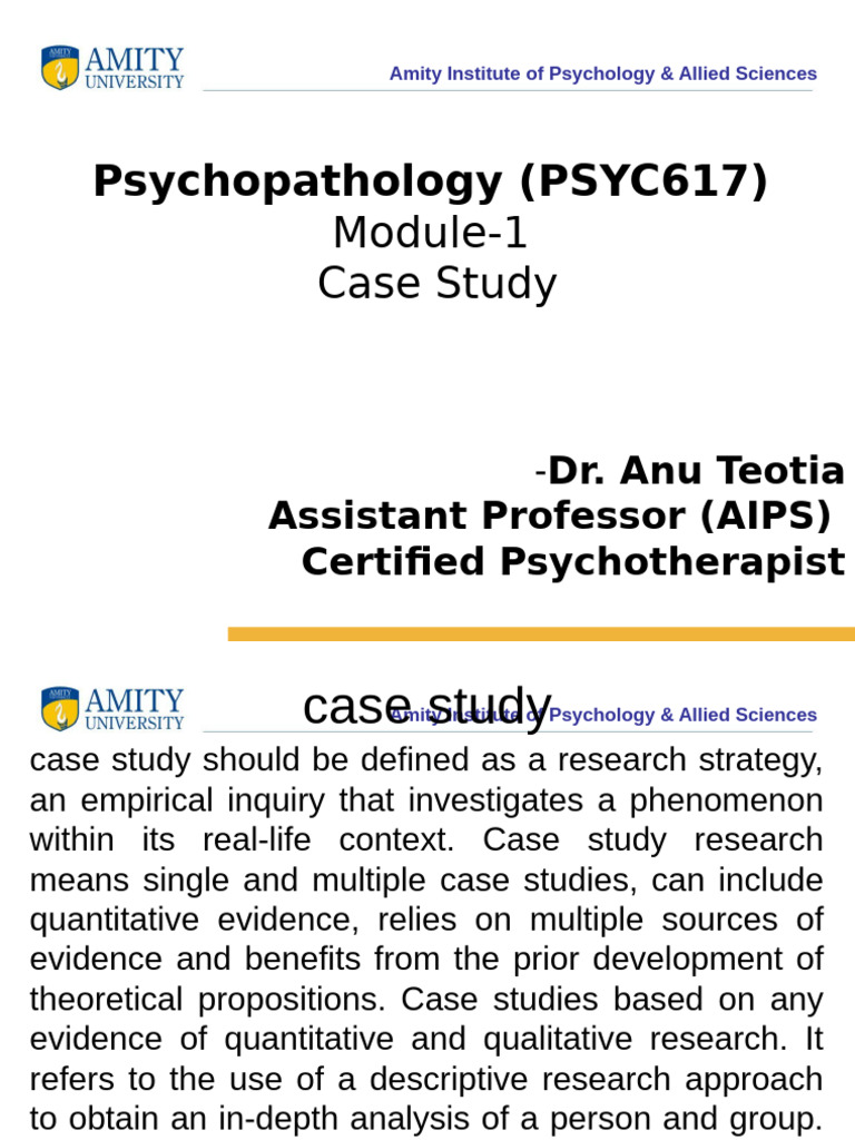 Case Study | PDF | Synapse | Neurotransmitter