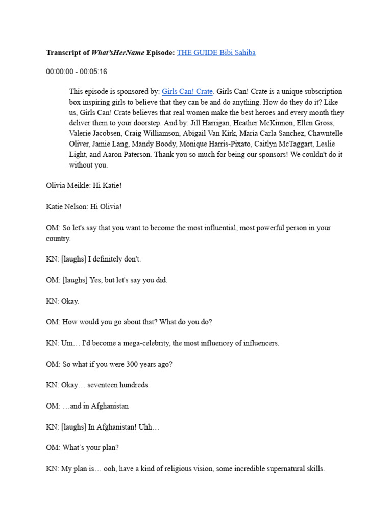 Bibi Sahiba Transcript | PDF | Sufism | Afghanistan