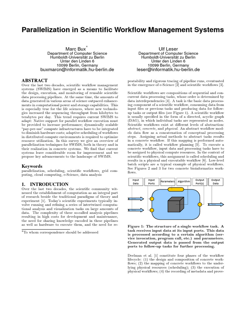 2013 Parallelization in Scientific Workflow Management Systems NOVO 8 ...