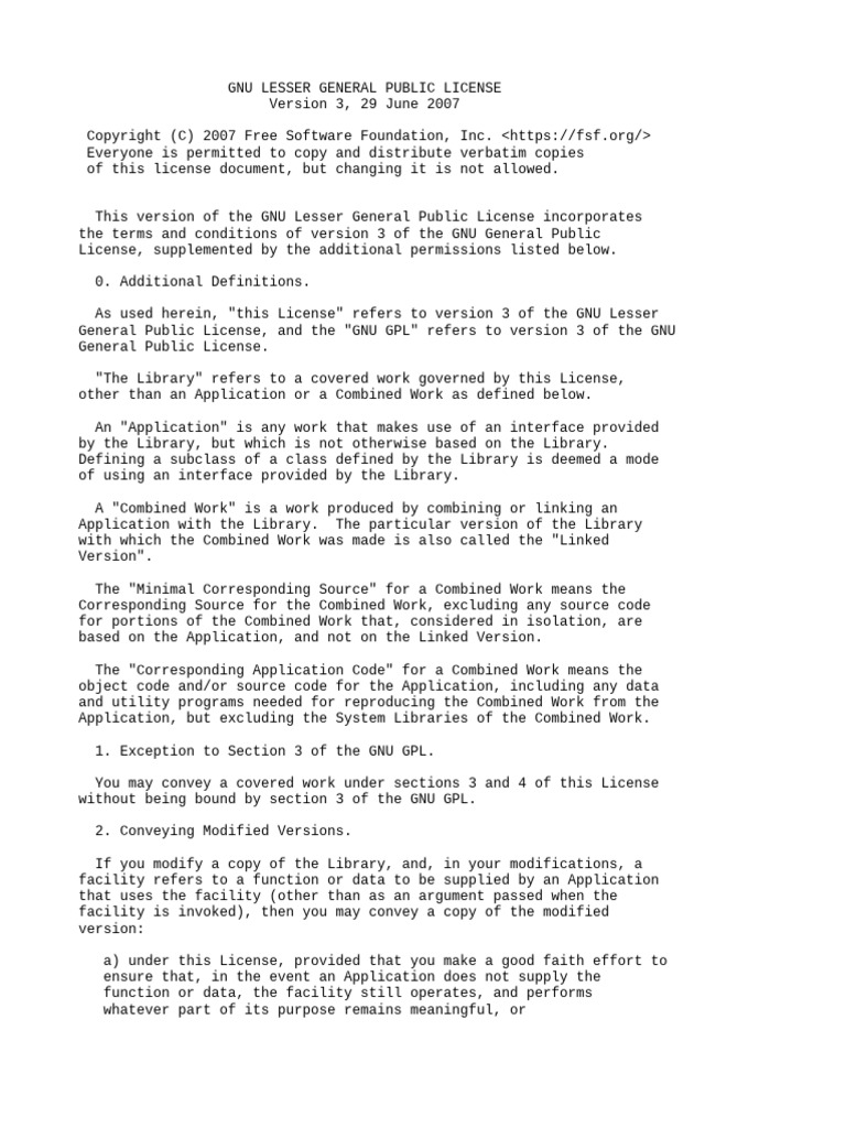 Entity Texture Features - License | PDF | Gnu | Library (Computing)