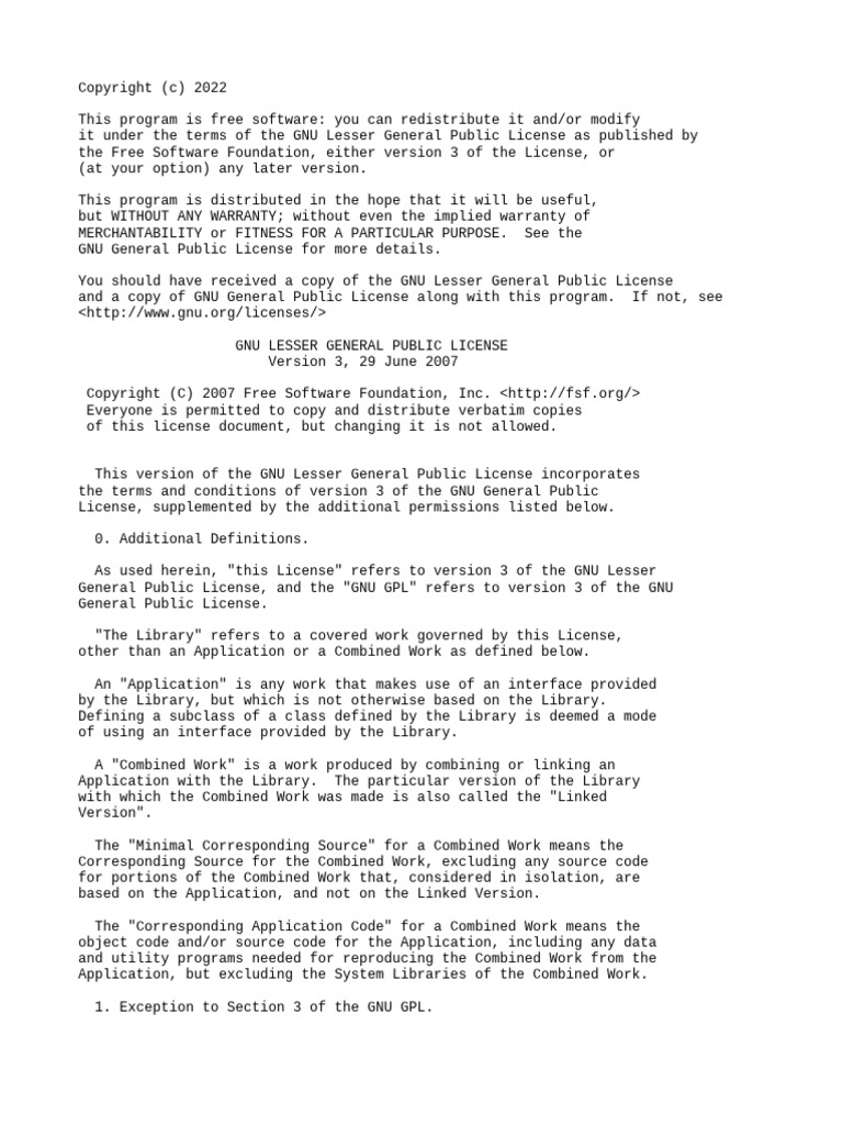 ModernFix - License | PDF | Free Software | License