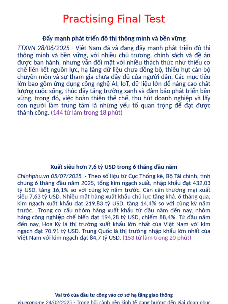 Mocking Final Test For Translation 2 | PDF
