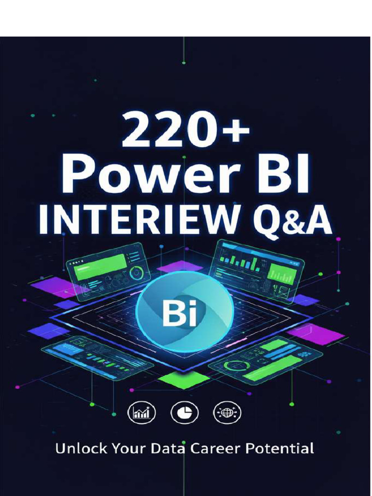 220+ PowerBI Interview Questions | PDF | Function (Mathematics) | Numbers