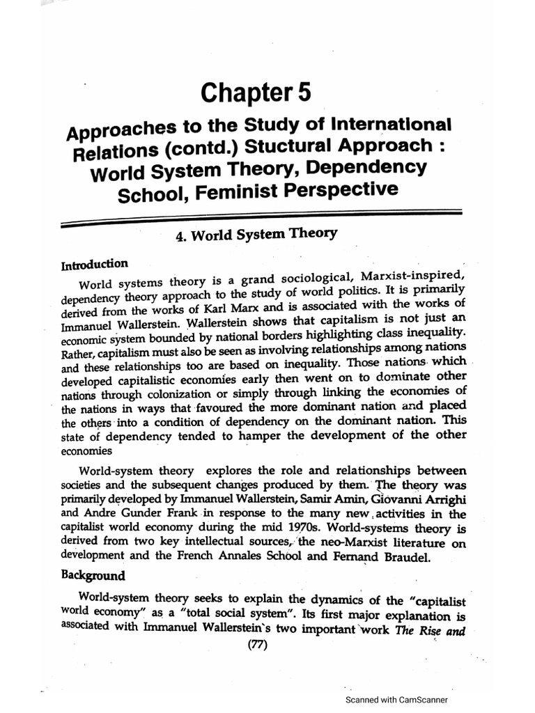 World System Theory and Dependency Theory | PDF
