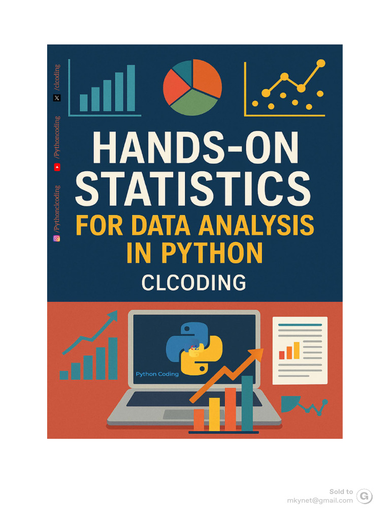Hands-On Statistics for Data Analysis in Python | PDF | Student's T ...