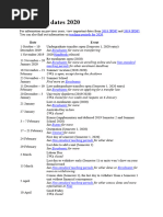 UWA Academic Calendar 2025 Dates | PDF | Academic Term | Educational ...