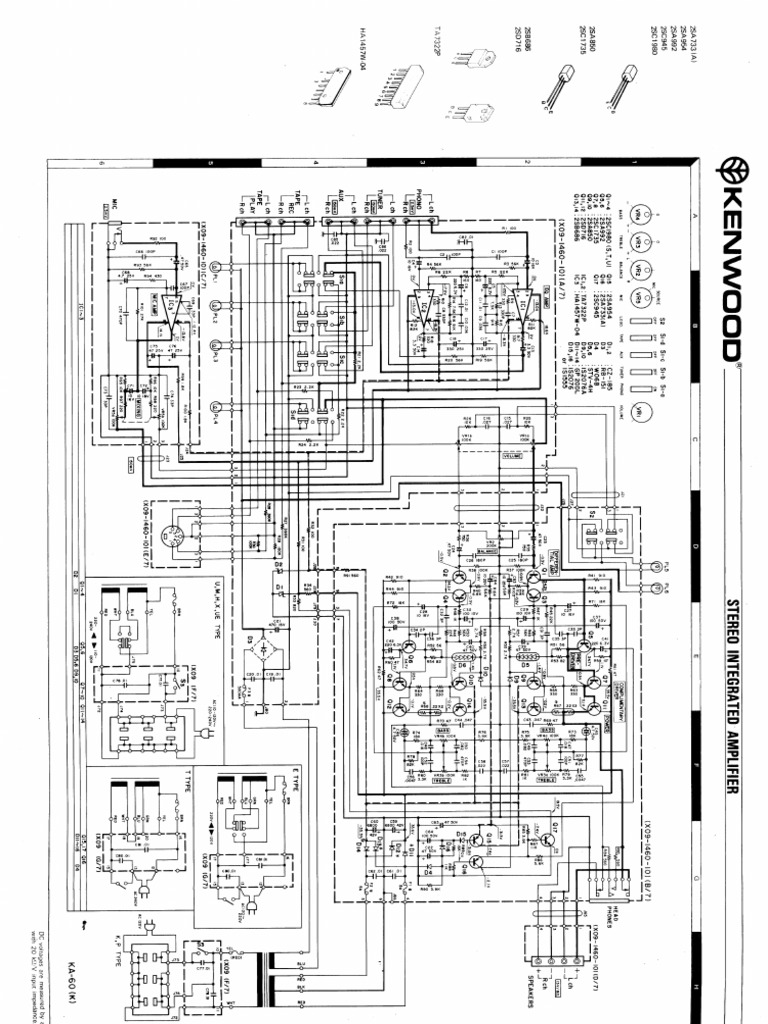 Cdd167180 Kenwood KA 60 Schematic | PDF