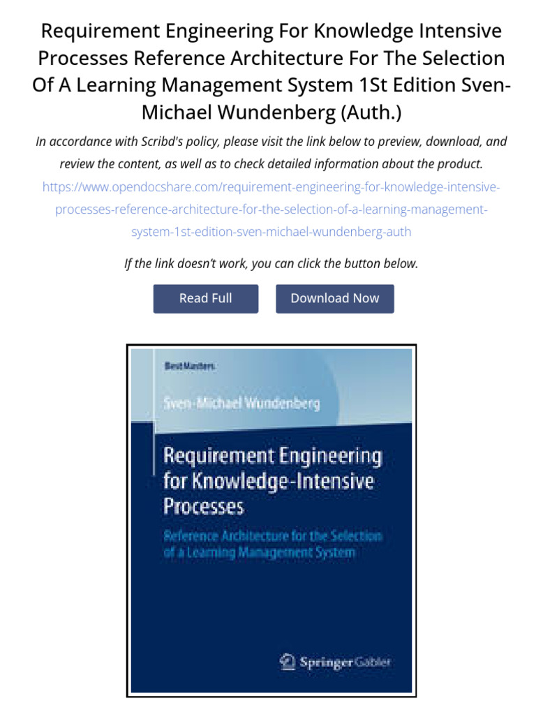 Requirement Engineering for Knowledge Intensive Processes Reference ...