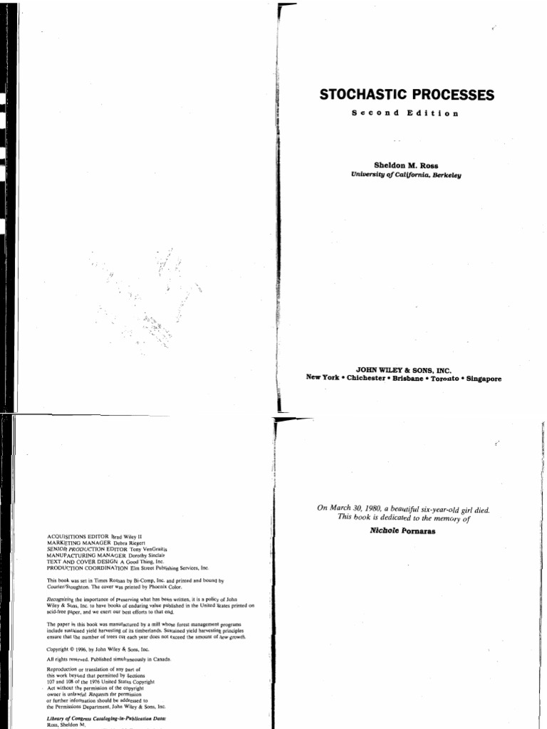 Procesos Estocasticos Ross | PDF