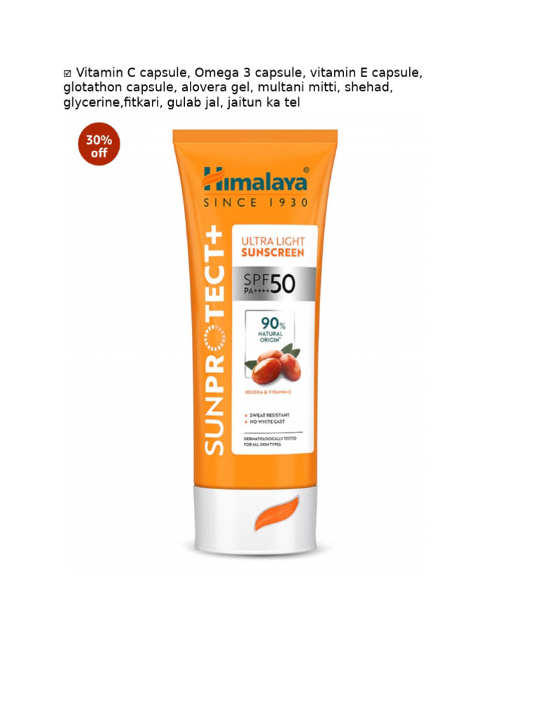 Vitamin C Capsule, Omega 3 Cap | PDF