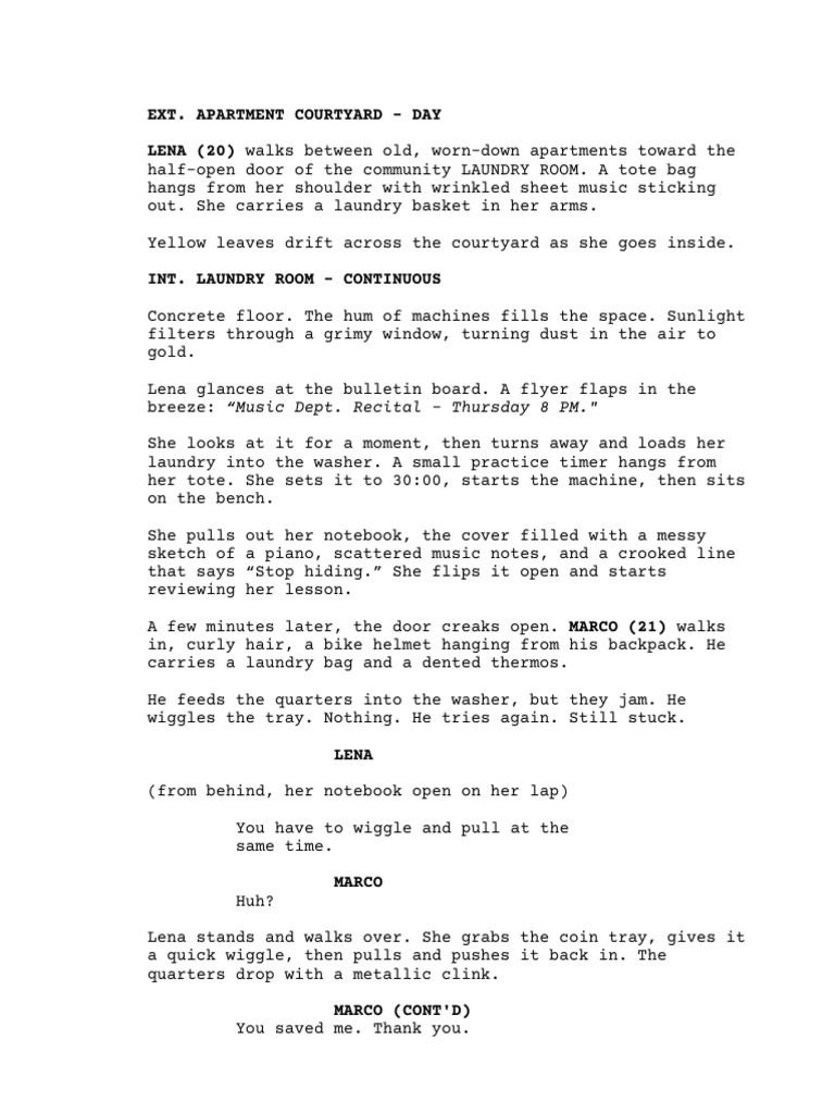 Script My Project | PDF