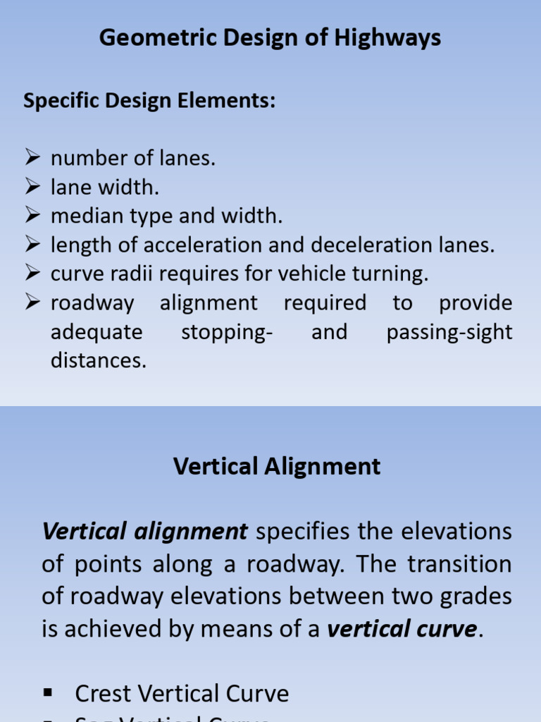Geometric Design of Highways | PDF | Tangent