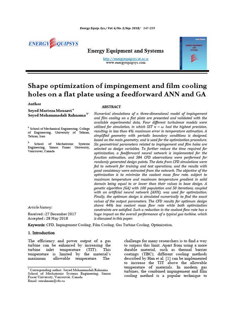 10.22059 Ees.2018.32226 | PDF | Mathematical Optimization | Turbine