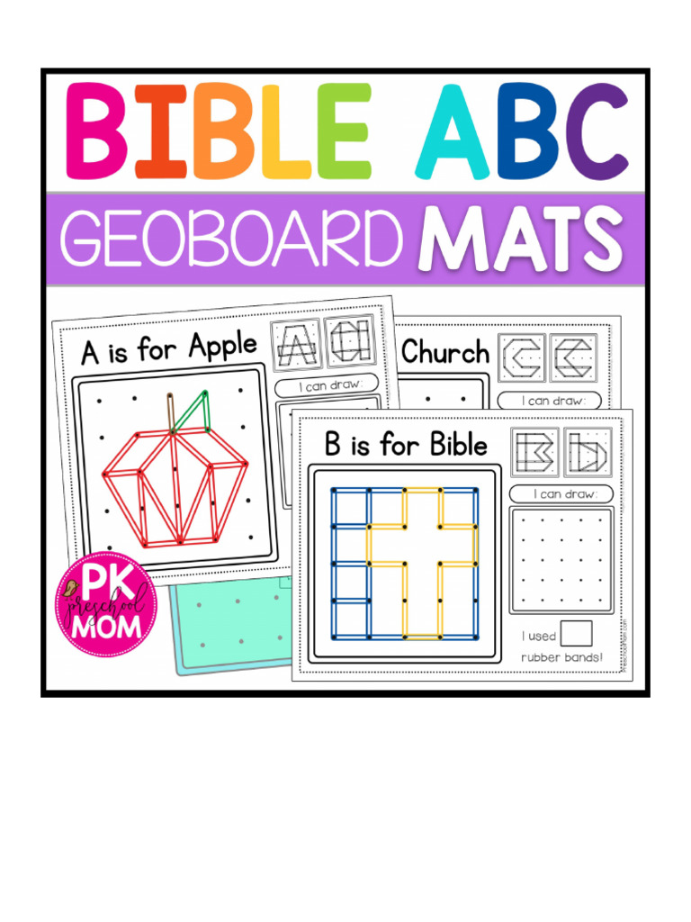 Bible Geoboard Mats Pack | PDF