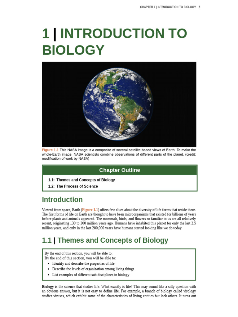 Intro to Biology | PDF | Science | Hypothesis