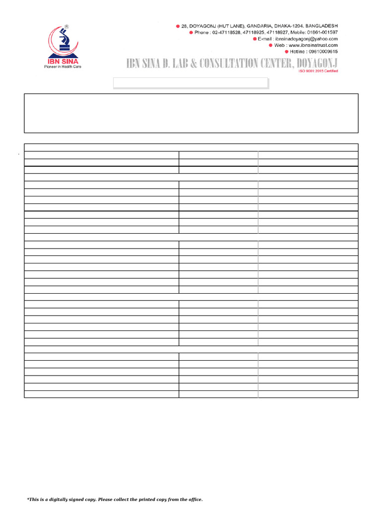 Urine Routine Examination Report | PDF | Pathology | Medical Specialties