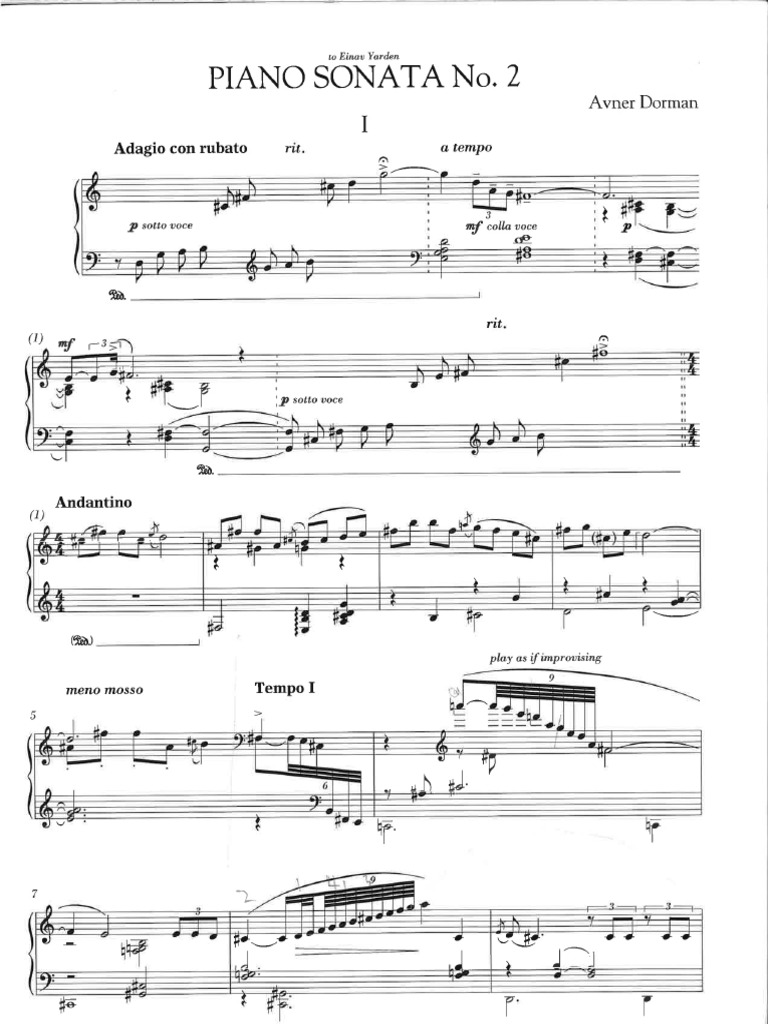 Avner Dorman - Sonata No.2 | PDF