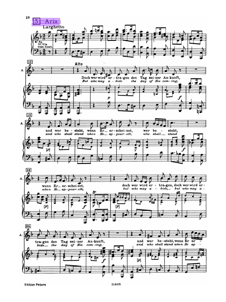 Handel - Messiah (Peters Voc 241209 122928-28-34 | PDF