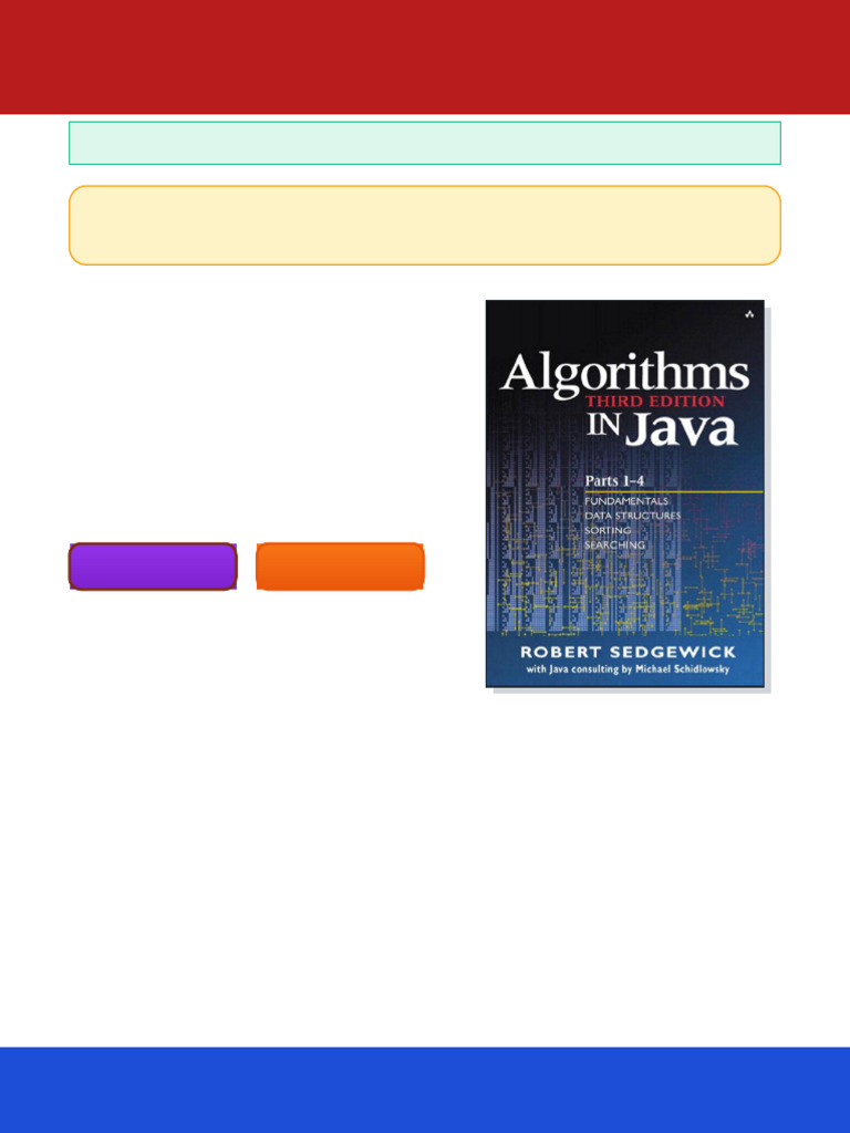 Algorithms in Java THIRD EDITION pdf Robert Sedgewick ebook learning ...