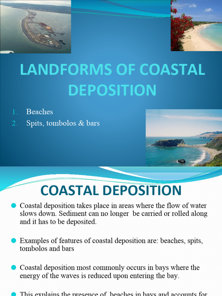 Week 12- (2) Landforms of Coastal Deposition | PDF | Beach | Shoal