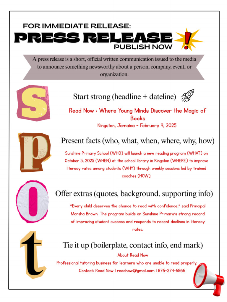 Press Release Poster | PDF