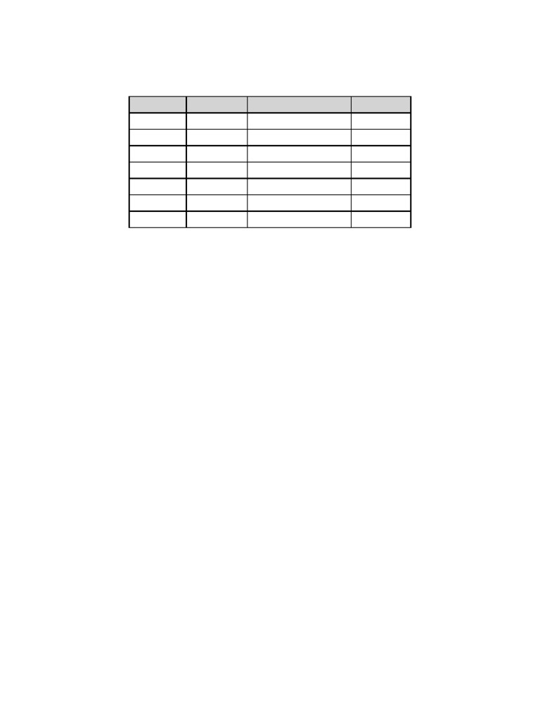 Weekly Color-Coded Timetable | PDF