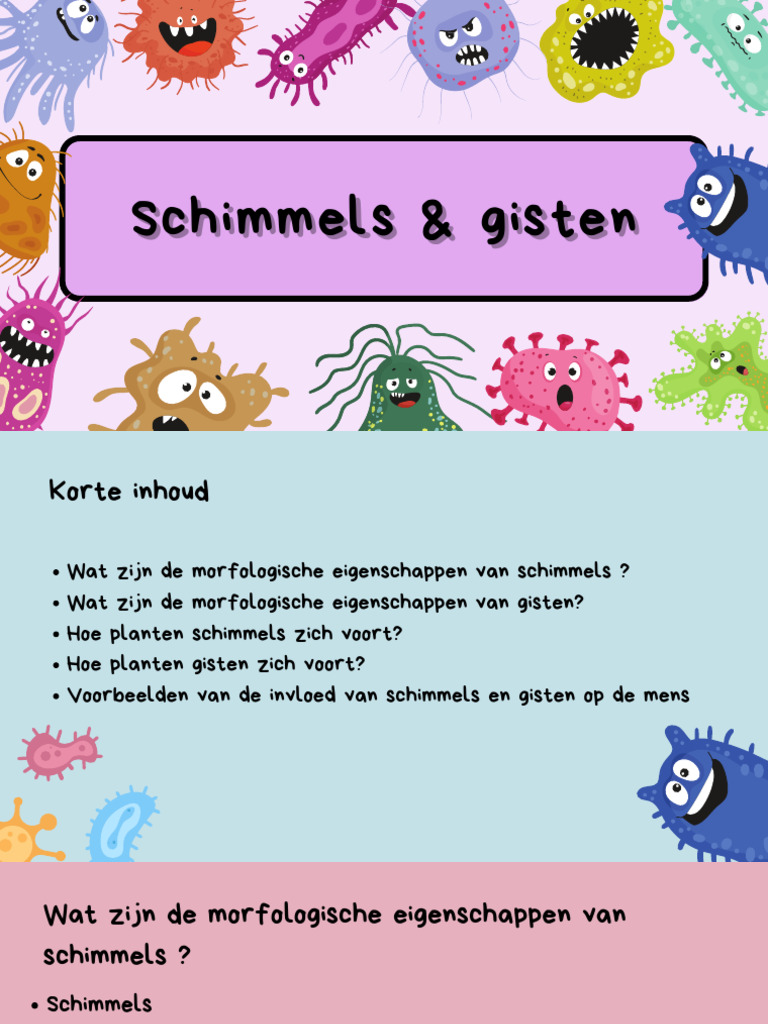 Biologie (Gisten en Schimmels) | PDF