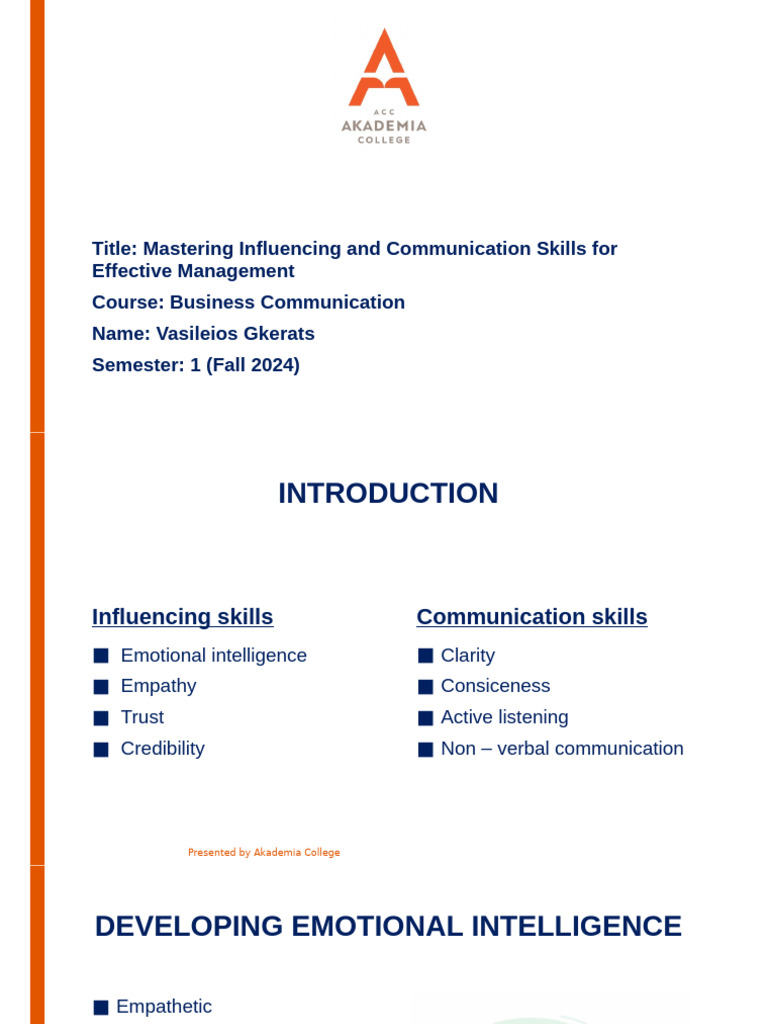 Business Communication Assignment | PDF | Empathy | Communication