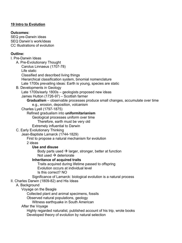 Introduction to Evolutionary Theory | PDF | Natural Selection | Evolution