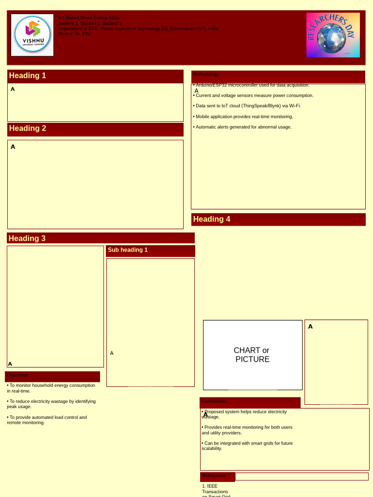 Smart Energy Meter Poster | PDF | Computing | Power (Physics)