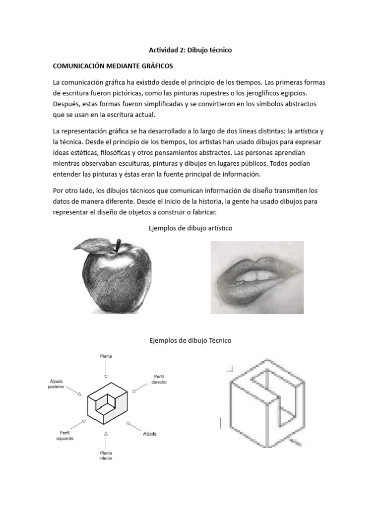 Dibujo Técnico: Comunicación Visual Efectiva | PDF