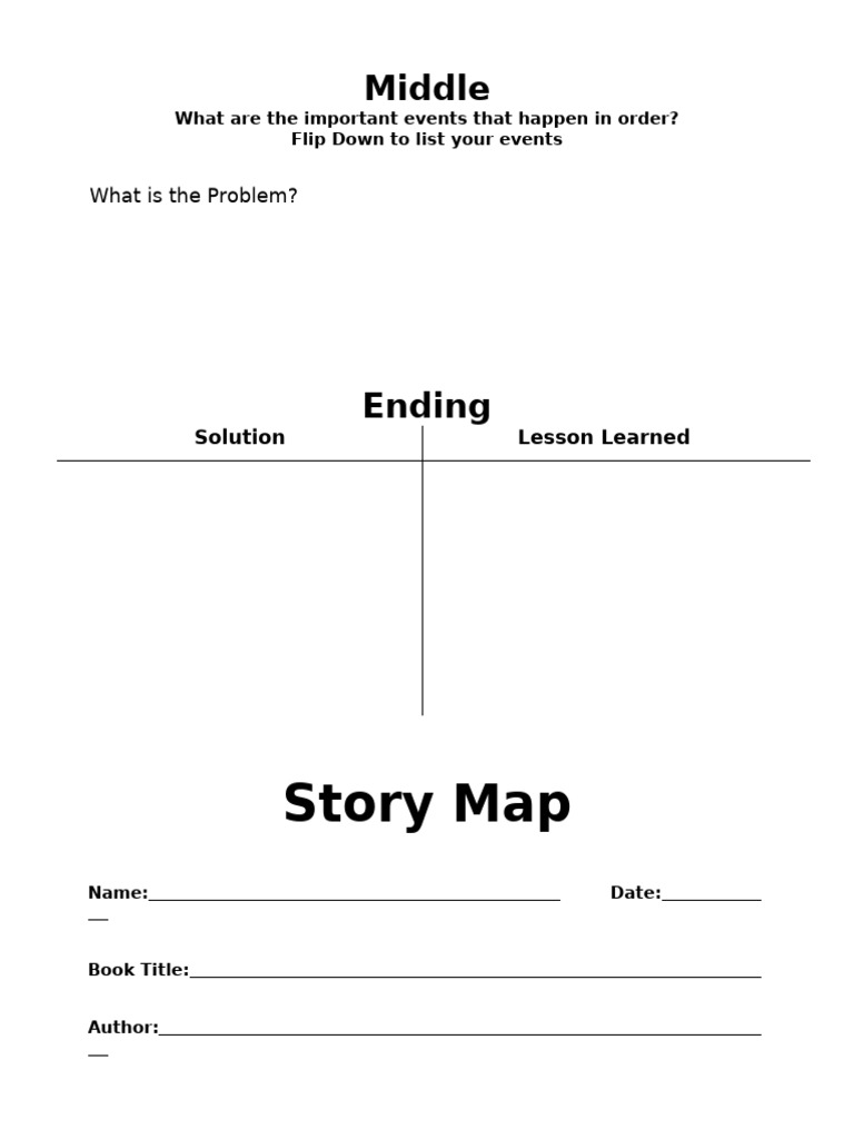 Story Map Foldable | PDF