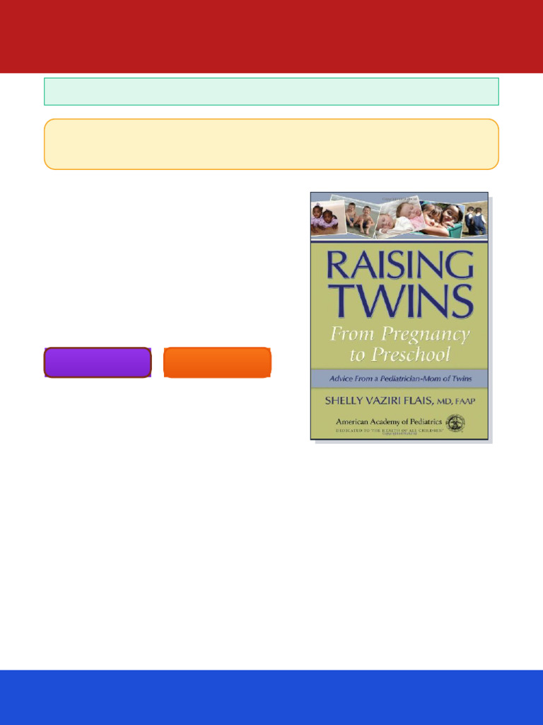 Raising Twins Flais Shelly Newest Ebook Edition 2025 | PDF | Infants ...