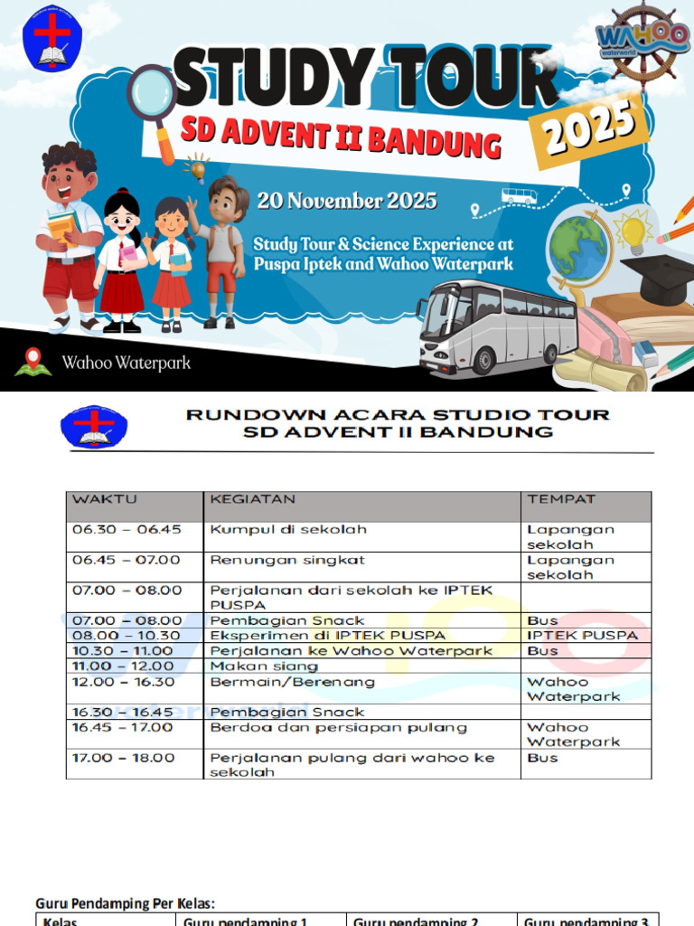 Rundown Study Tour SD | PDF