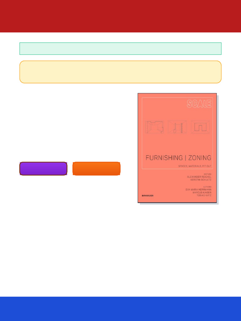 Furnishing Zoning Spaces Materials Fit out 176 pp., 249 colored ills ...