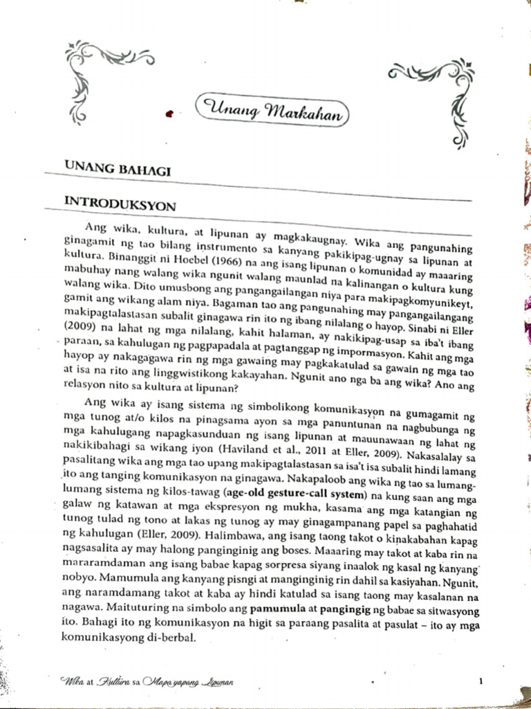 Filipino 101 Midterm Exam | PDF