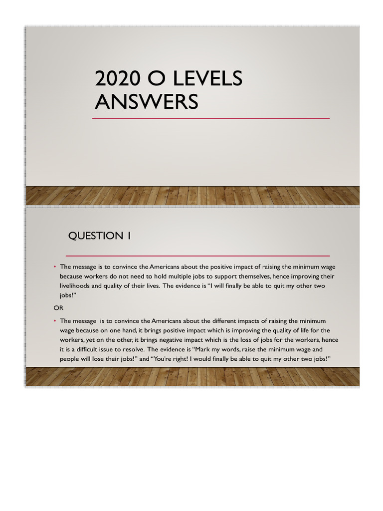2020 O Levels Answers 4CMT 4INT PDF | PDF