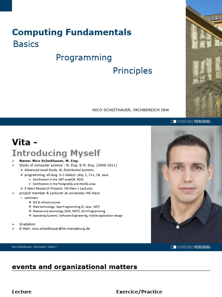 Computing Fundamentals - Editorial | PDF | Computer Programming | Information Technology