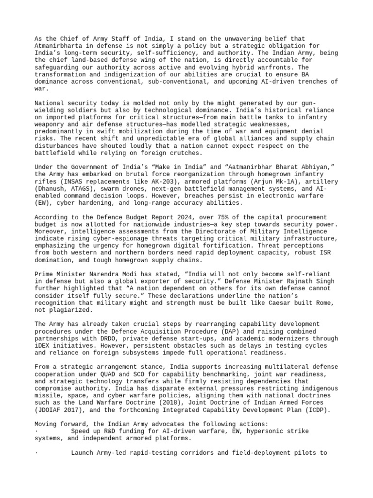 Position Paper | PDF | Military | Electronic Warfare